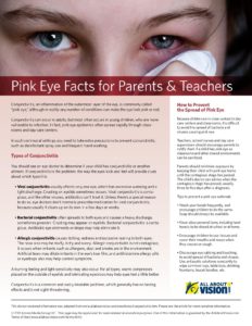 PINK EYE FACTS | Eye Desire Eye Care and Optical Boutique